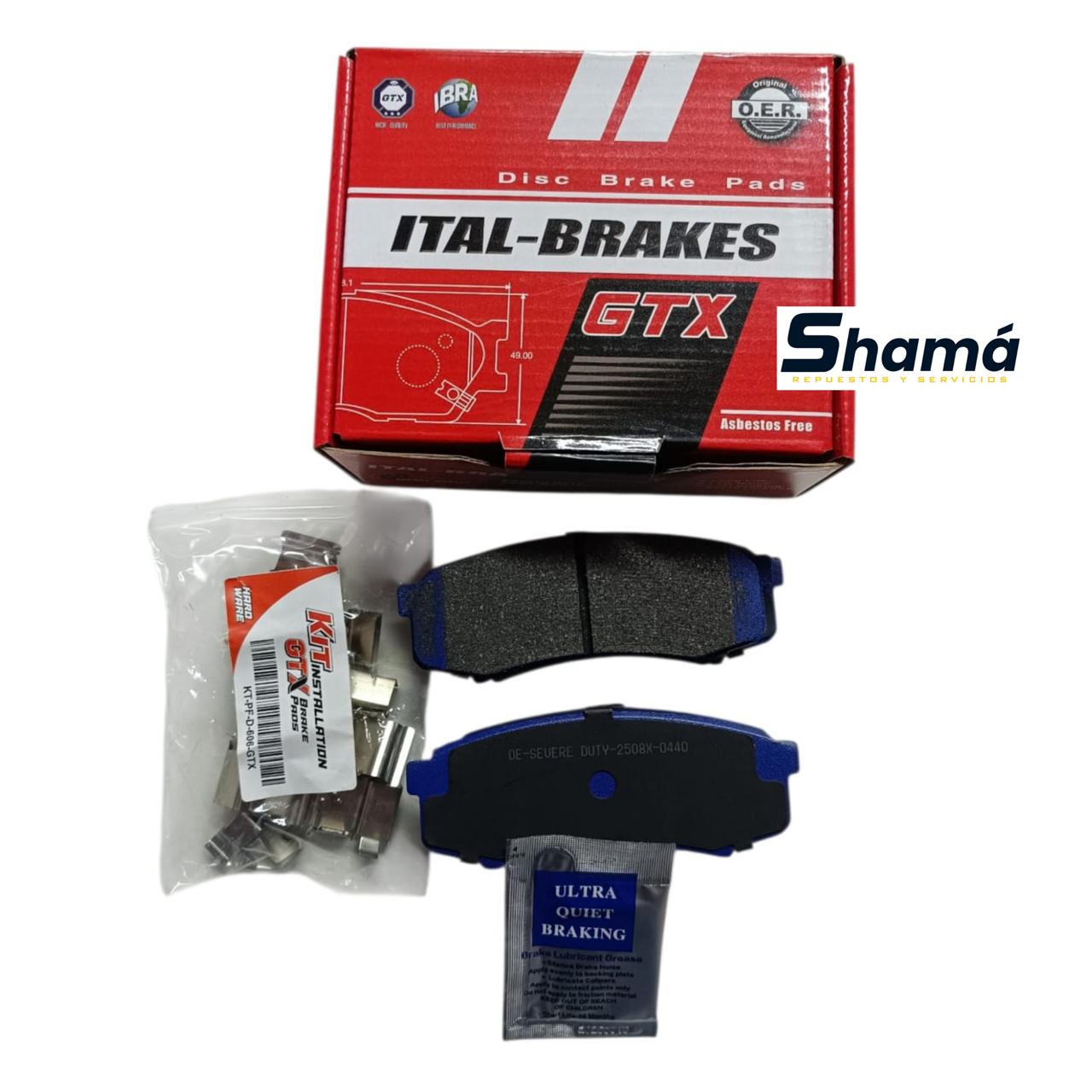 Pastillas de freno traseras Mitsubishi / Toyota P0440 (PF-D-606-GTX ...